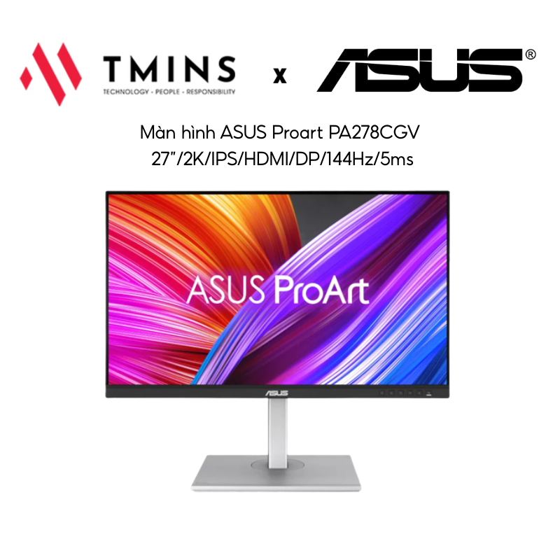 ASUS Proart PA278CGV 27” IPS/HDMI/DP/USB-C/144Hz/5ms monitor - Genuine ...