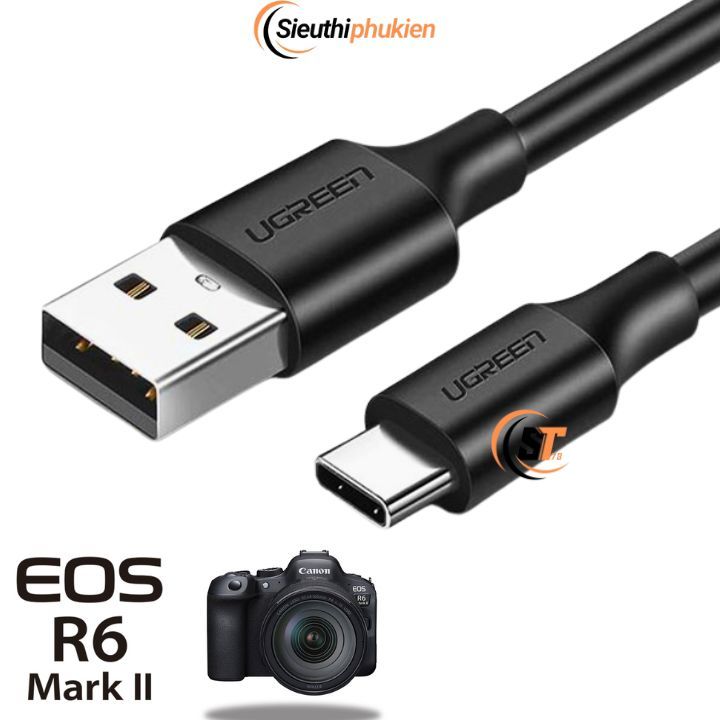 Genuine USB cable connecting canon EOS R6 Mark II / R5 Mark II camera ...