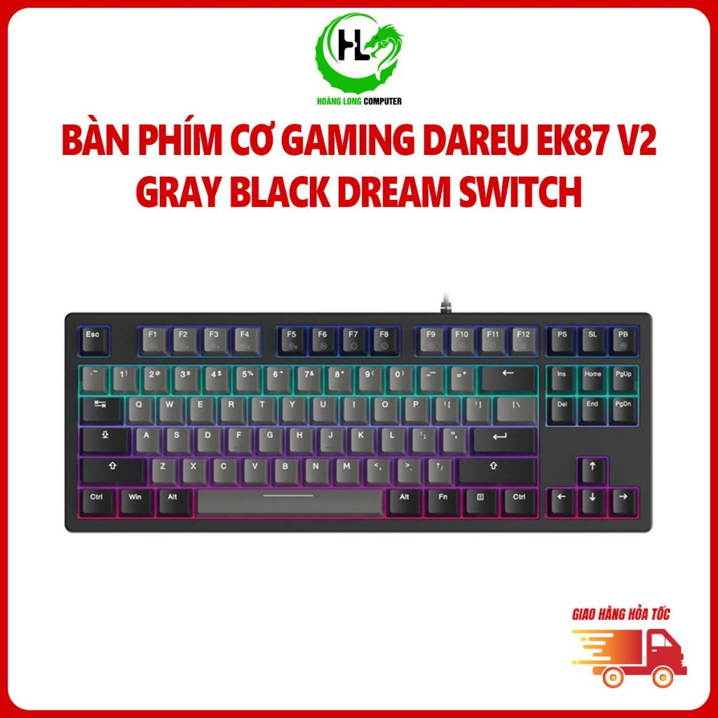 DAREU EK87 v2 GRAY BLACK 2 sides RGB Mechanical Gaming Keyboard, Multi ...