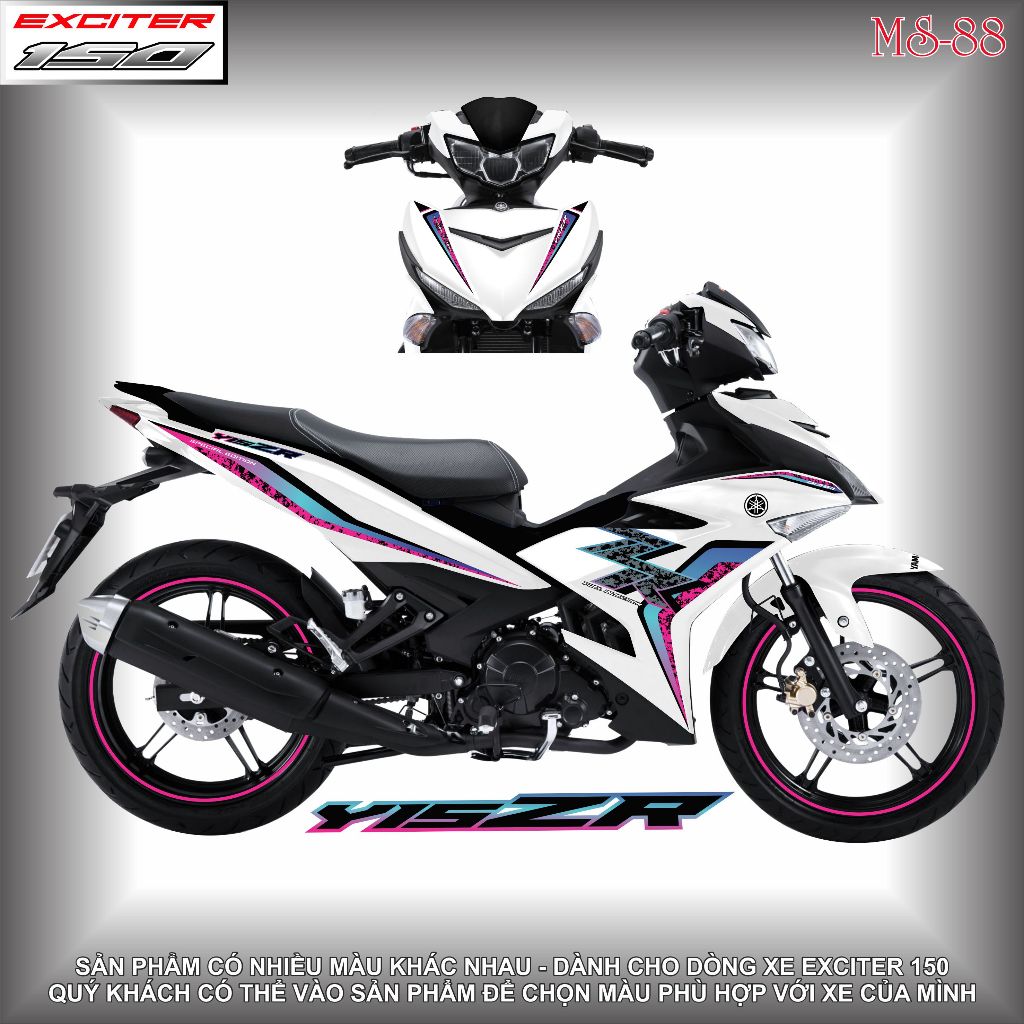 EXCITER 150 removable sticker, 2025 model - applicable to many car ...