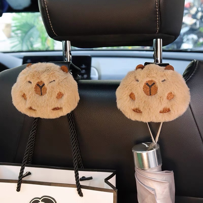 CarSpa Cute Capybara Mouse Car Seat Back Hanger - Car and Car Seat Back ...