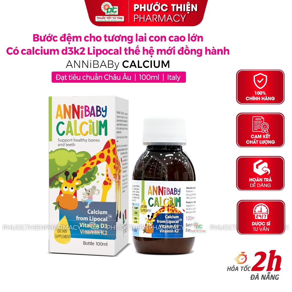 CALCIUM supplement for babies ANNI BABY CALCIUM vitamin d3 k2 delicious ...