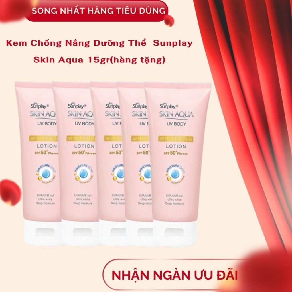 Sunplay Skin Aqua UV Body Whitening Lotion SPF50+/PA++++ 15g(HKM ...