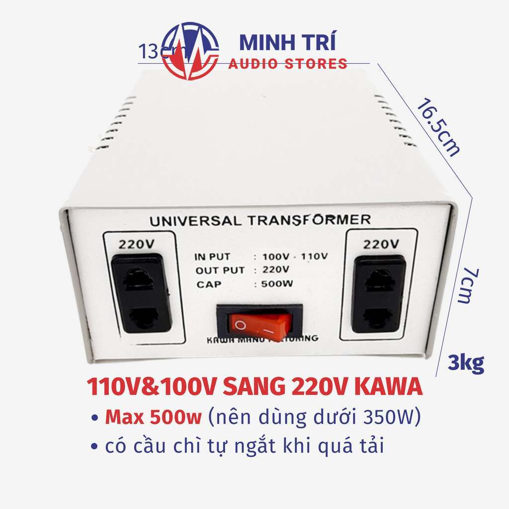 Kawa Premium 110V to 220V Power Converter 250W - 6000W, Safe Power ...
