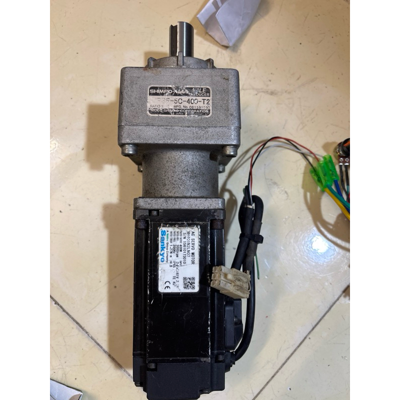 Nidec Sankyo AC servo Motor 400w 161v 3phase shaft 19mm (made in japan ...