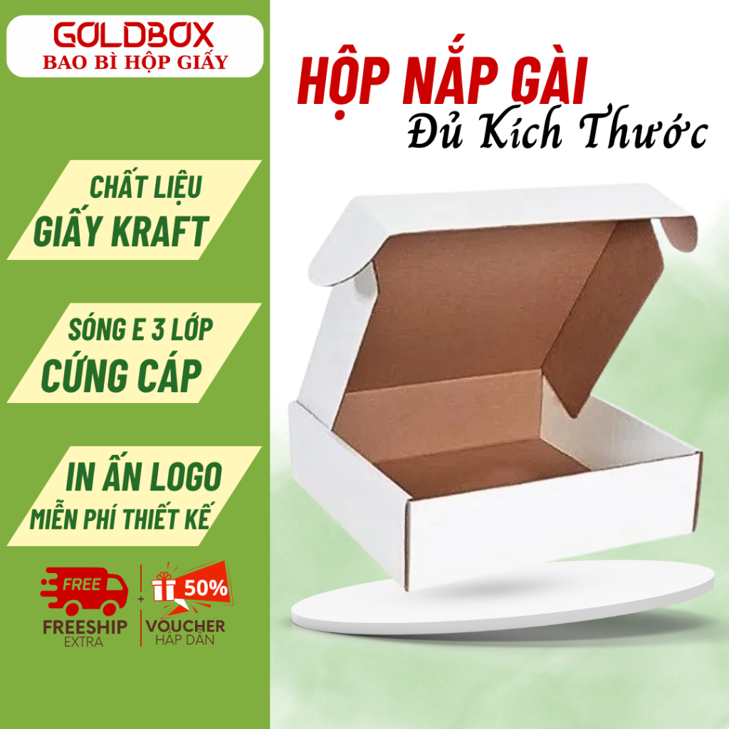 Combo of 10 CARTON Boxes with White Snap Lids Available in All Sizes, 3 ...