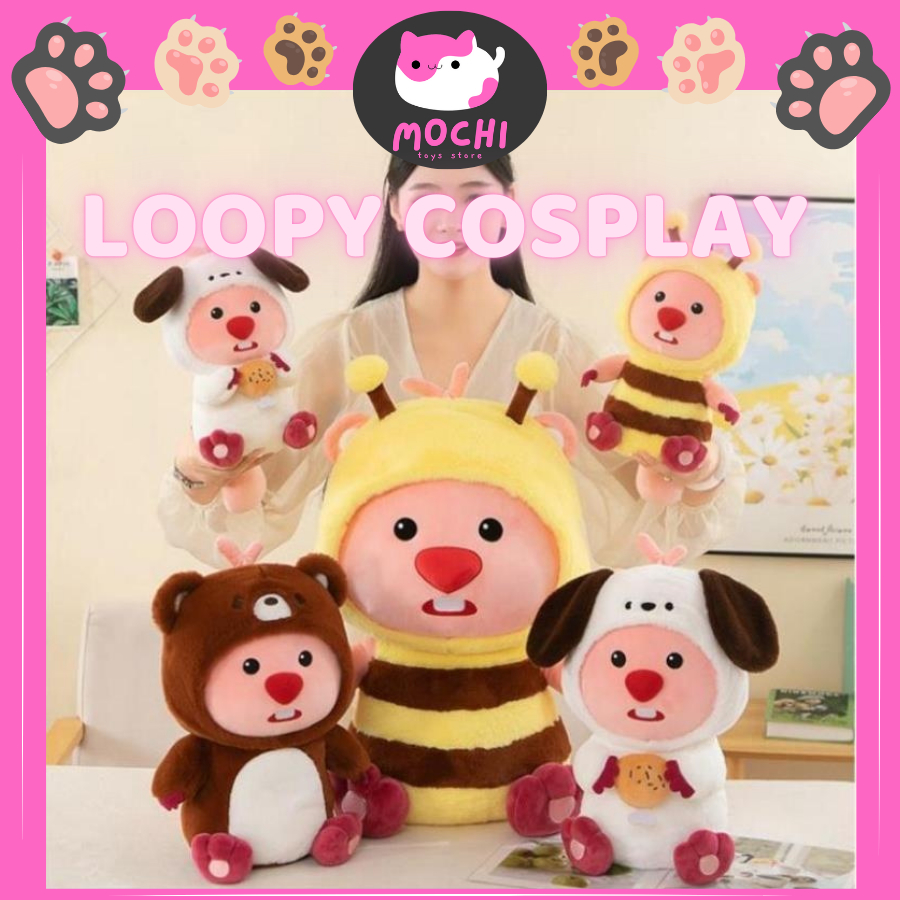 Yellow Bee Cosplay Beaver Teddy Bear, Brown Bear, Chicken Thigh Puppy ...