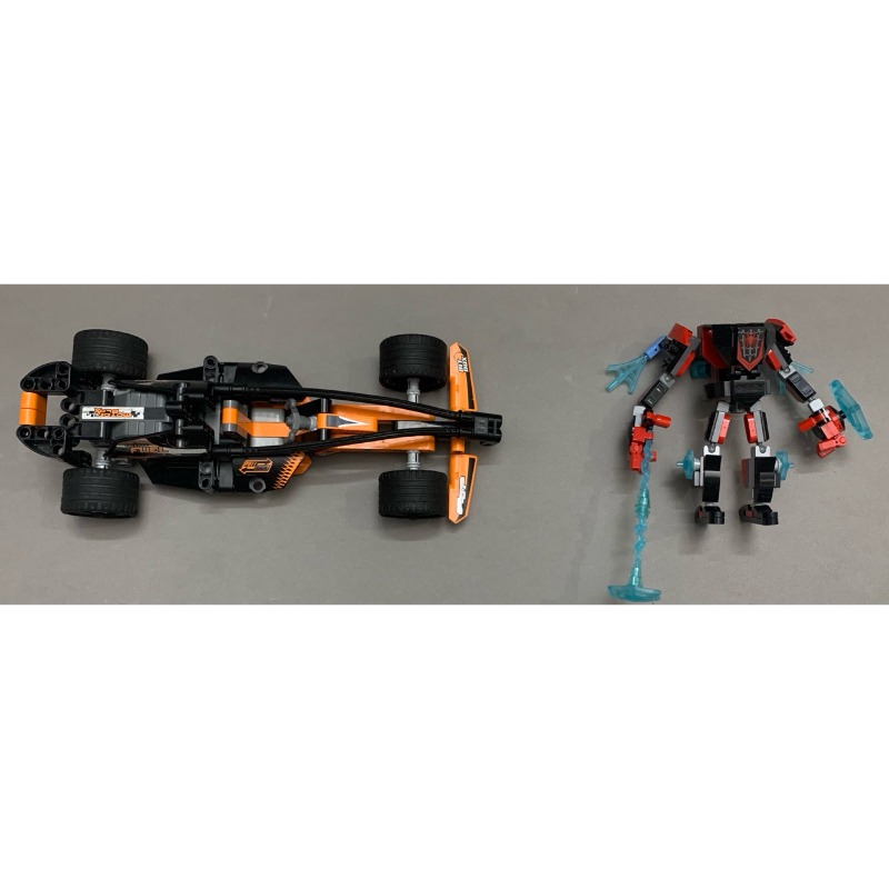 Genuine technic supercar and spider man robot assembly toy | Shopee ...