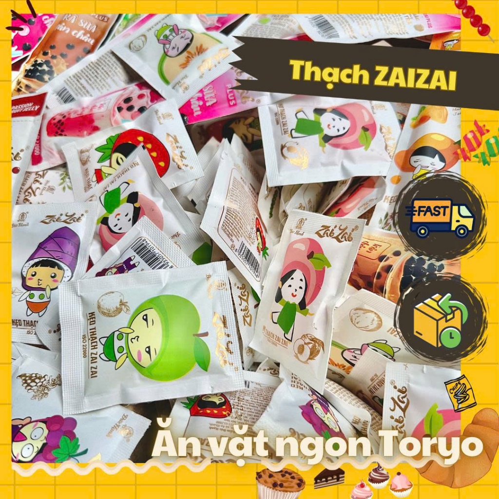 Zai zai jelly candy with fruit flavor, Duc Hanh standard | Shopee Malaysia