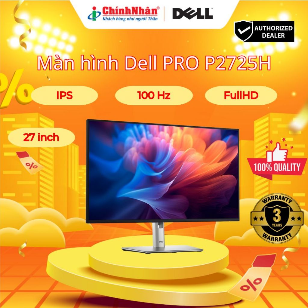 Genuine Dell Pro 27 inch P2725H FHD IPS 100Hz USB-C Monitor - | Shopee ...