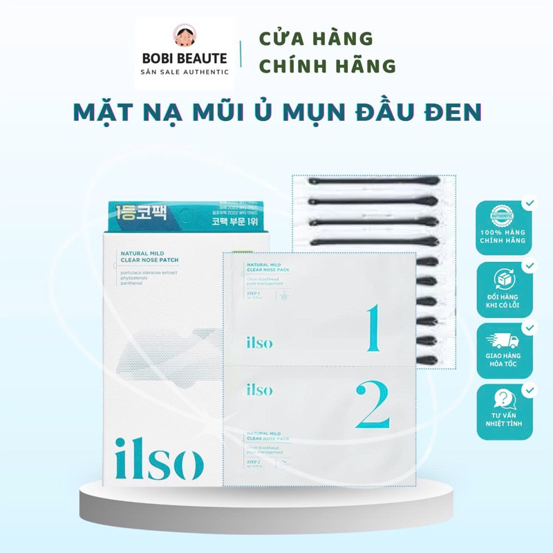 [GENUINE] NOSE mask to treat blackheads and soften sebum fibers Ilso ...