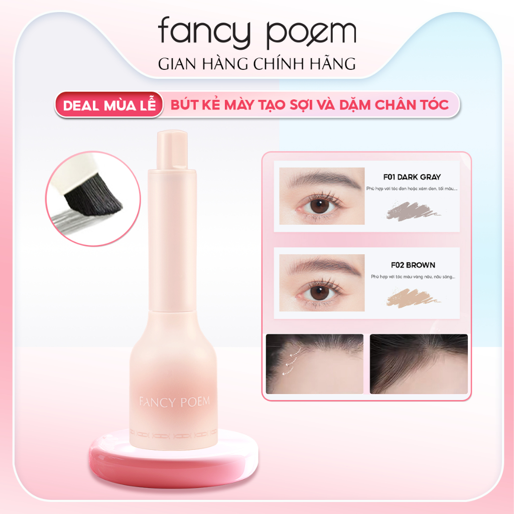 [FANCY POEM] FANCY POEM Eyebrow Pencil Helps Remove Fibers to Create ...