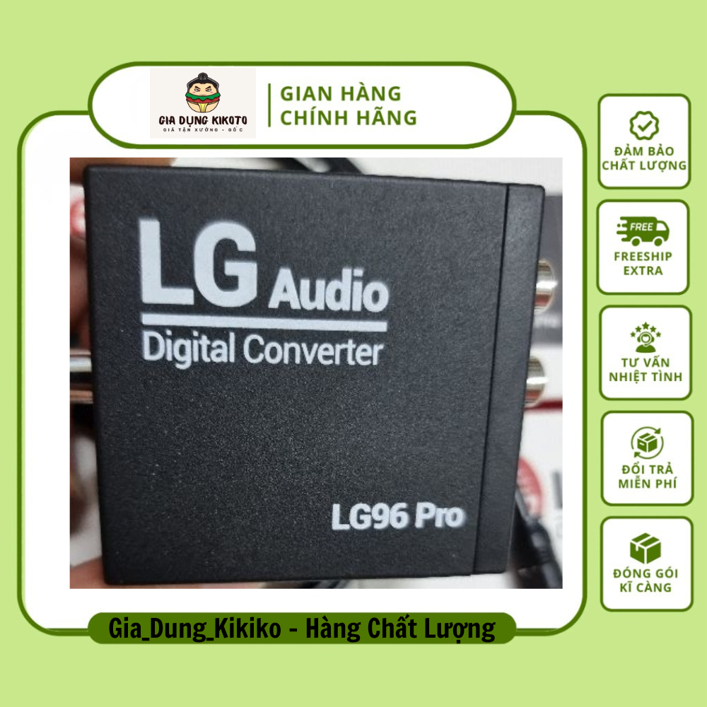 LG96 Pro Digital to Analog Optical Audio Converter, With Bluetooth, Support TV, Speaker ...