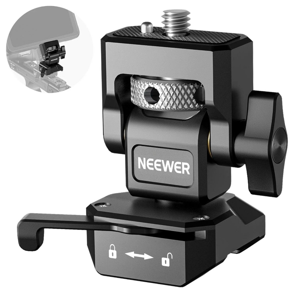 NEEWER Nato Mount Monitor Stand with Positioning Pin Compatible with ...