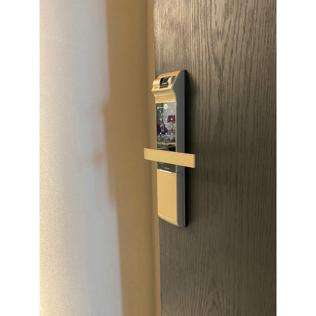 YALE YDM7116A CG electronic lock champagne yellow (fingerprint ...