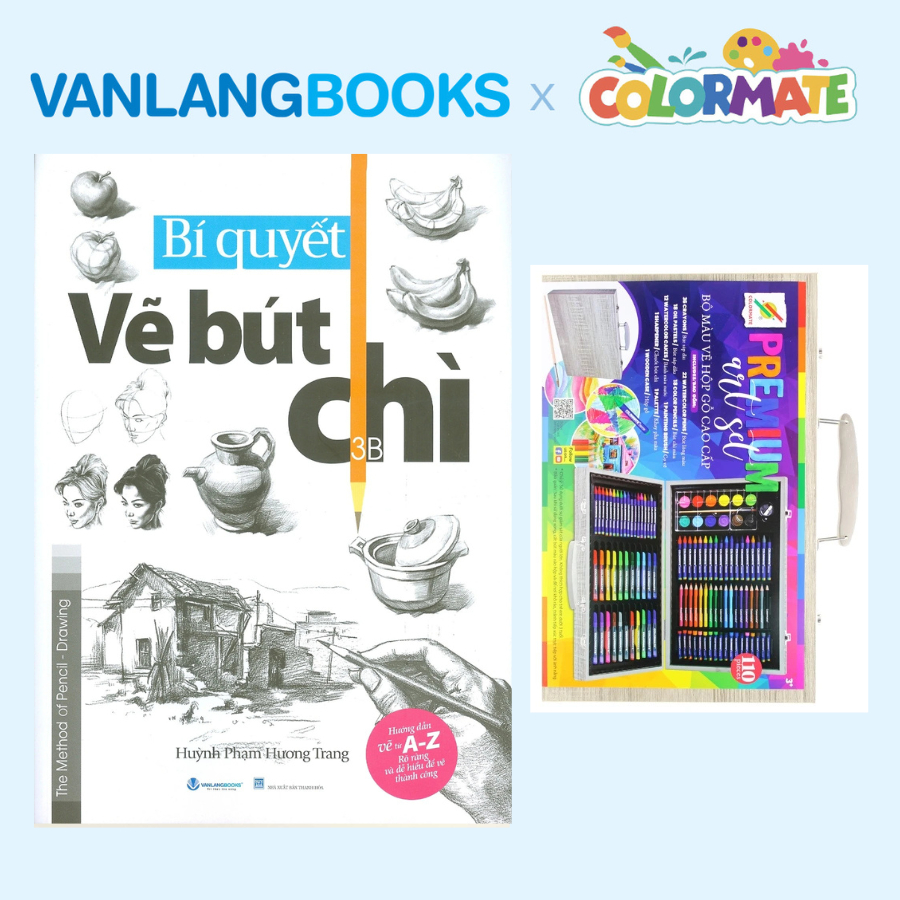 Book + Drawing Colors - Pencil Drawing Secret Combo + Premium Wooden ...