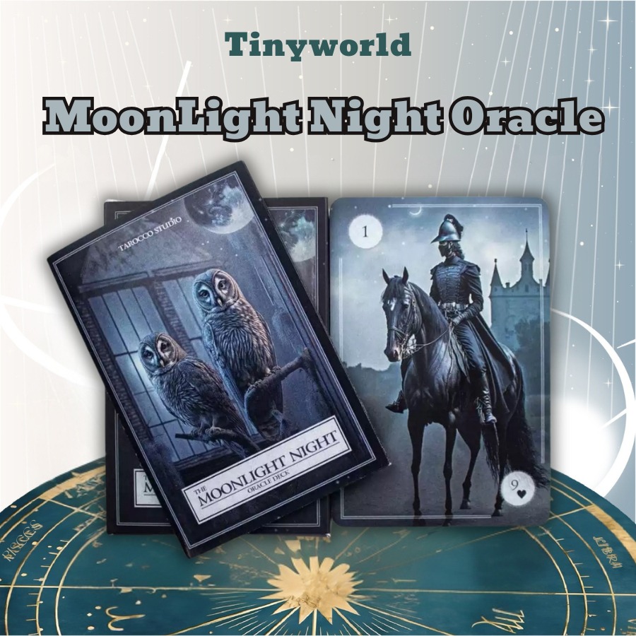 (Original Size) The MoonLight Night Oracle G5 New Tarot Deck | Shopee ...