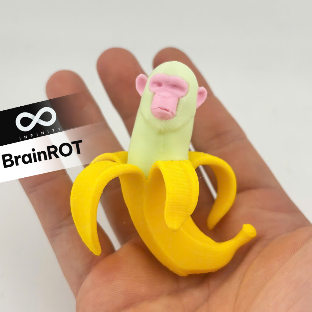 Brainrot Toy Collection Super Cute Chimpanzini Bananini Monkey ...
