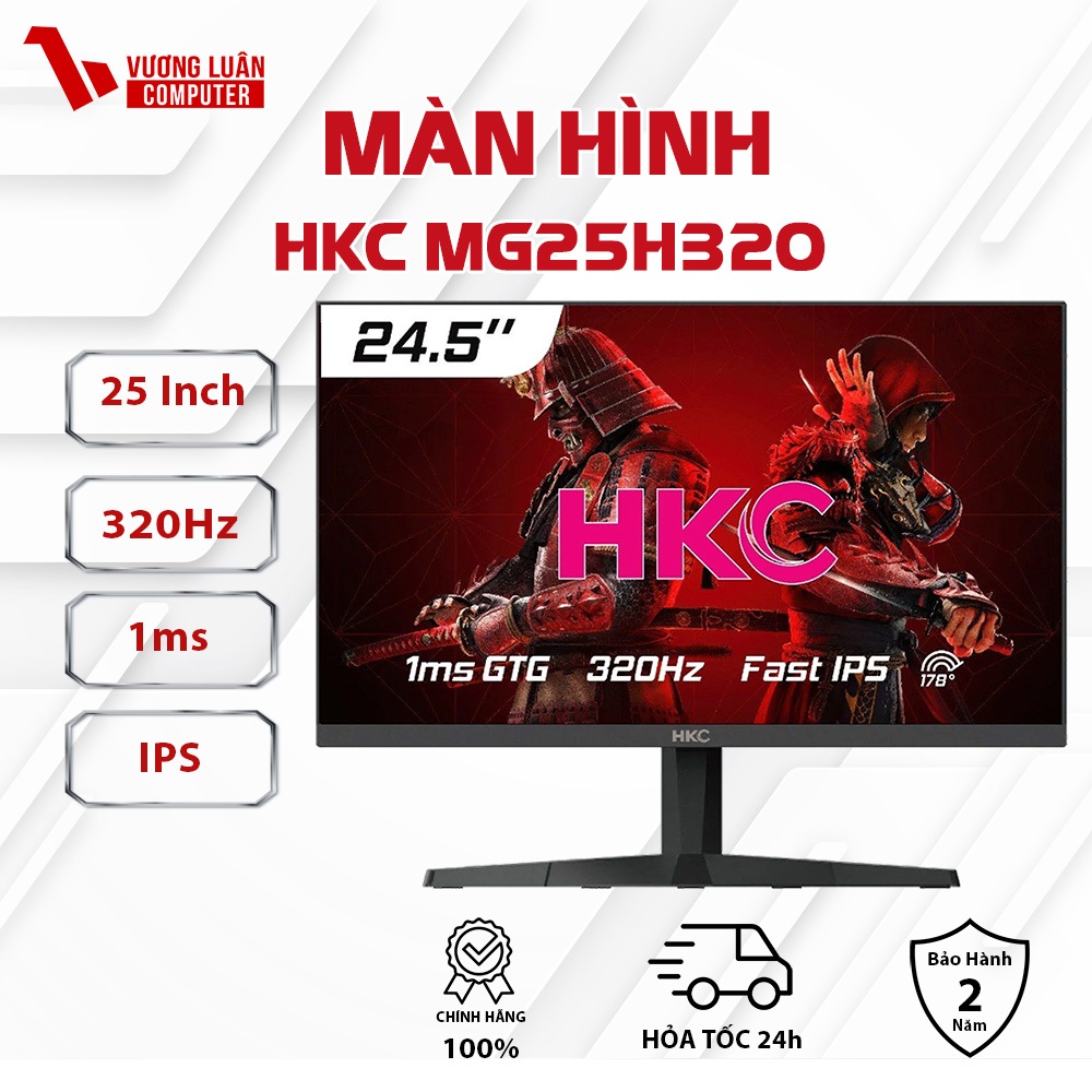 HKC MG25H320 Gaming Monitor Fast IPS 320Hz 1ms GtG - Genuine | Shopee Malaysia