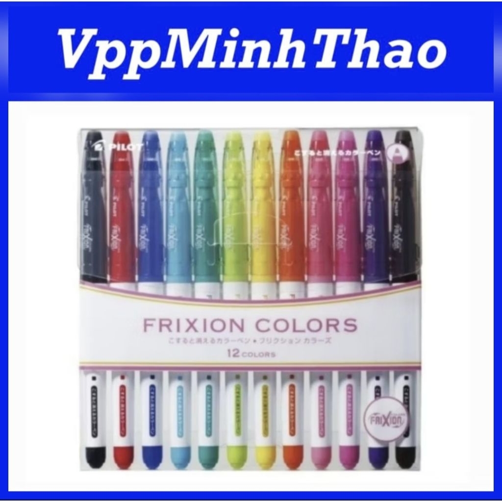 SET OF 12 PILOT FRIXION COLORS ERASABLE PENS - JAPAN | Shopee Malaysia