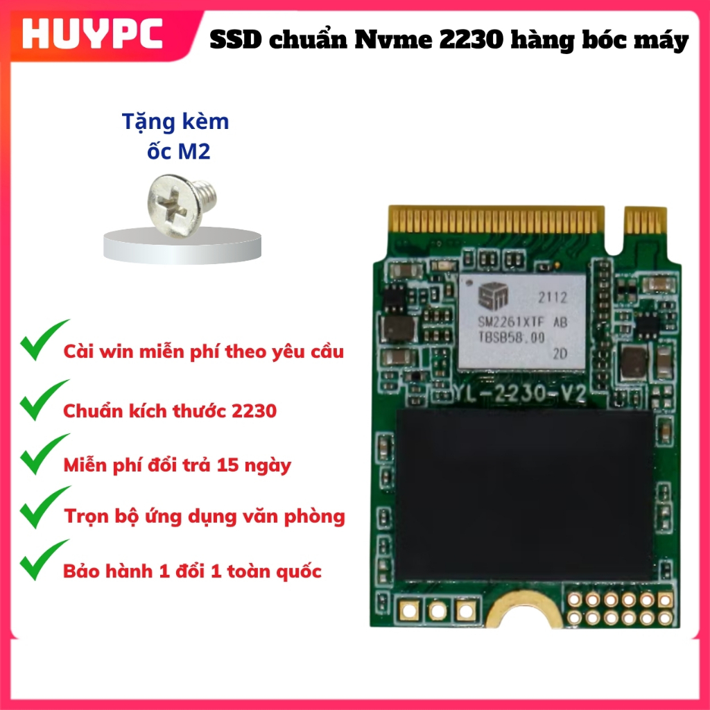 Nvme 2230 standard SSD hard drive, free Windows installation machine ...
