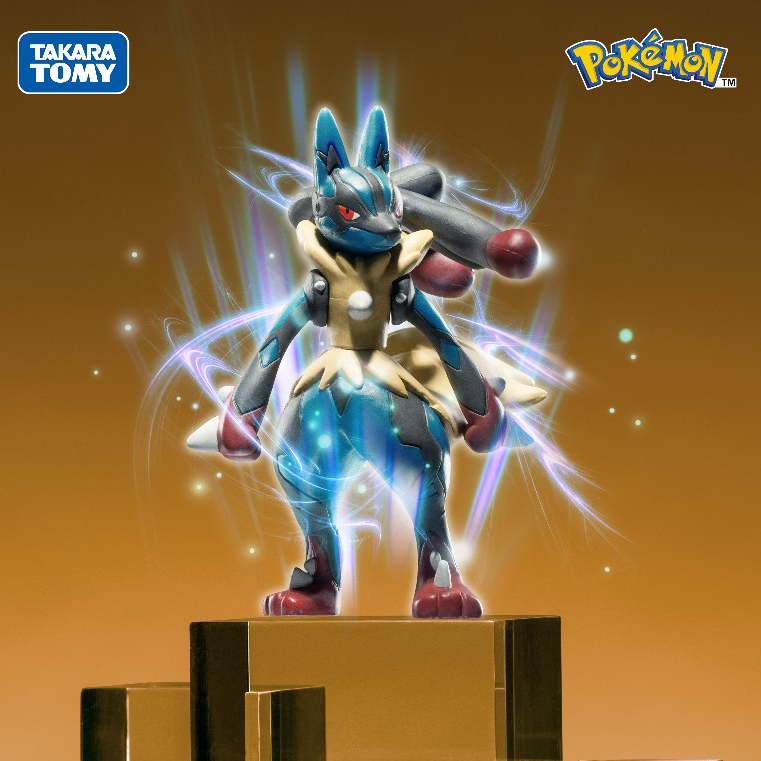 Pokemon Moncolle Mega Lucario Model [New Form 2025] Fullbox Genuine ...