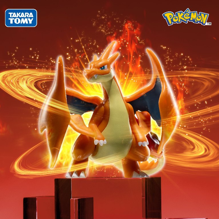 Pokemon Moncolle Mega Lizardon Y Model / Charizard Evolution Mega Y ...