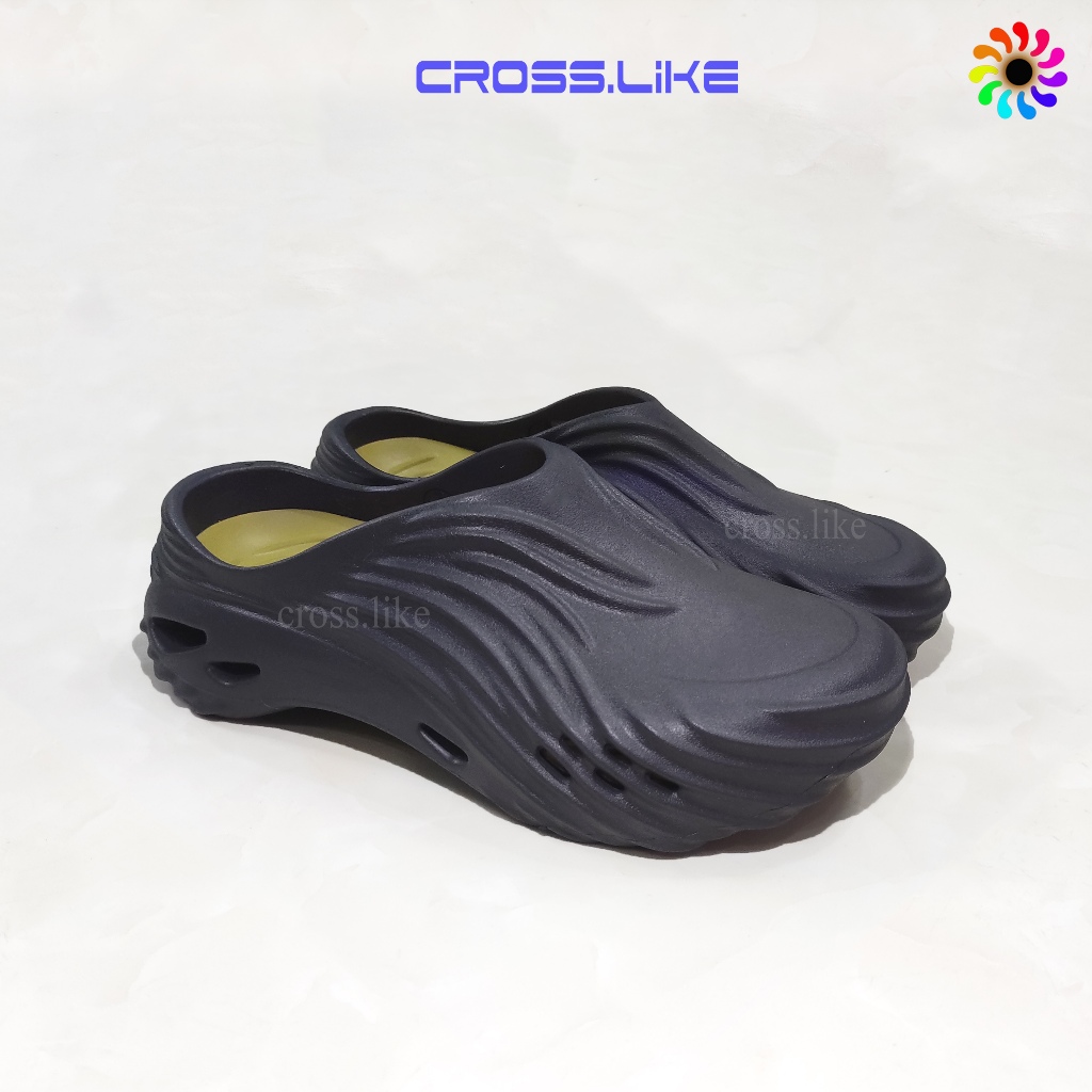 Echo Waves Clogs men's plastic sandals, super durable monolithic men's ...