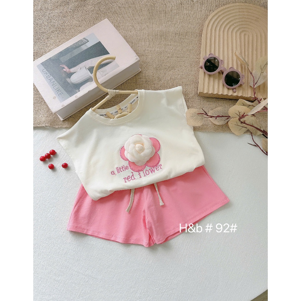 Baby girl clothes set - Baby girl outfit with round neck and mussel ...