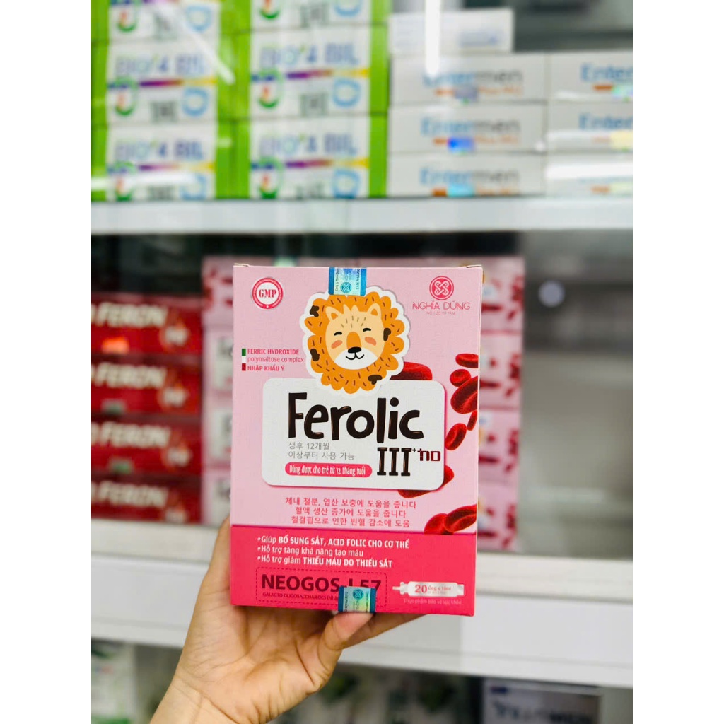 (ND) Blood supplement, iron supplement for children and adults Ferolic ...