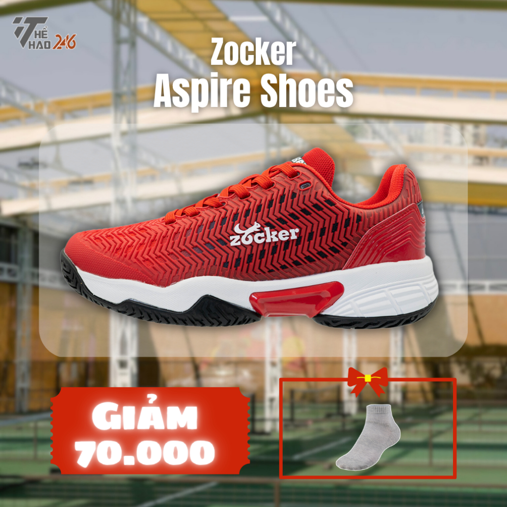 Zocker Aspire Pickleball Shoes Limit Ankle Flipping, Keep Form Durable ...