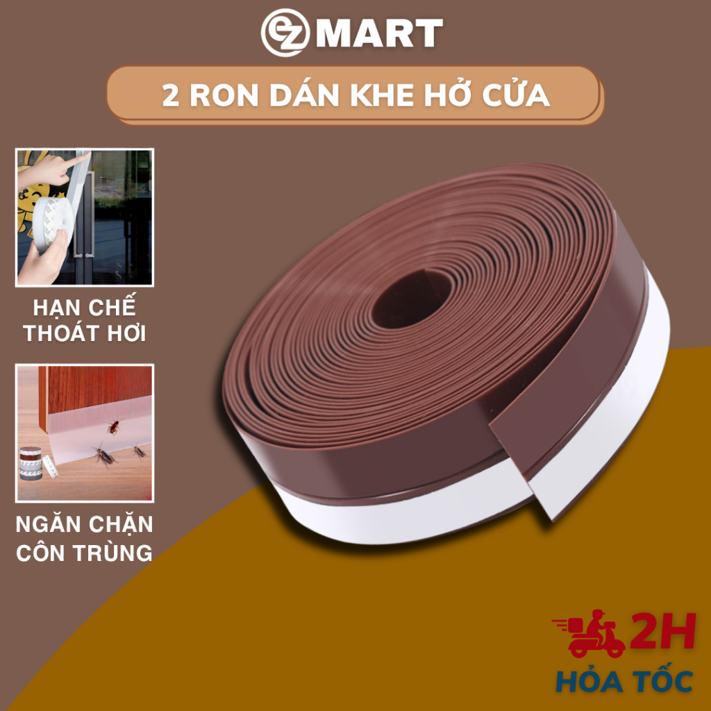 Roll of 4 meters of rubber door gaskets, door jamb stickers, anti-dust, anti-insect, heat ...