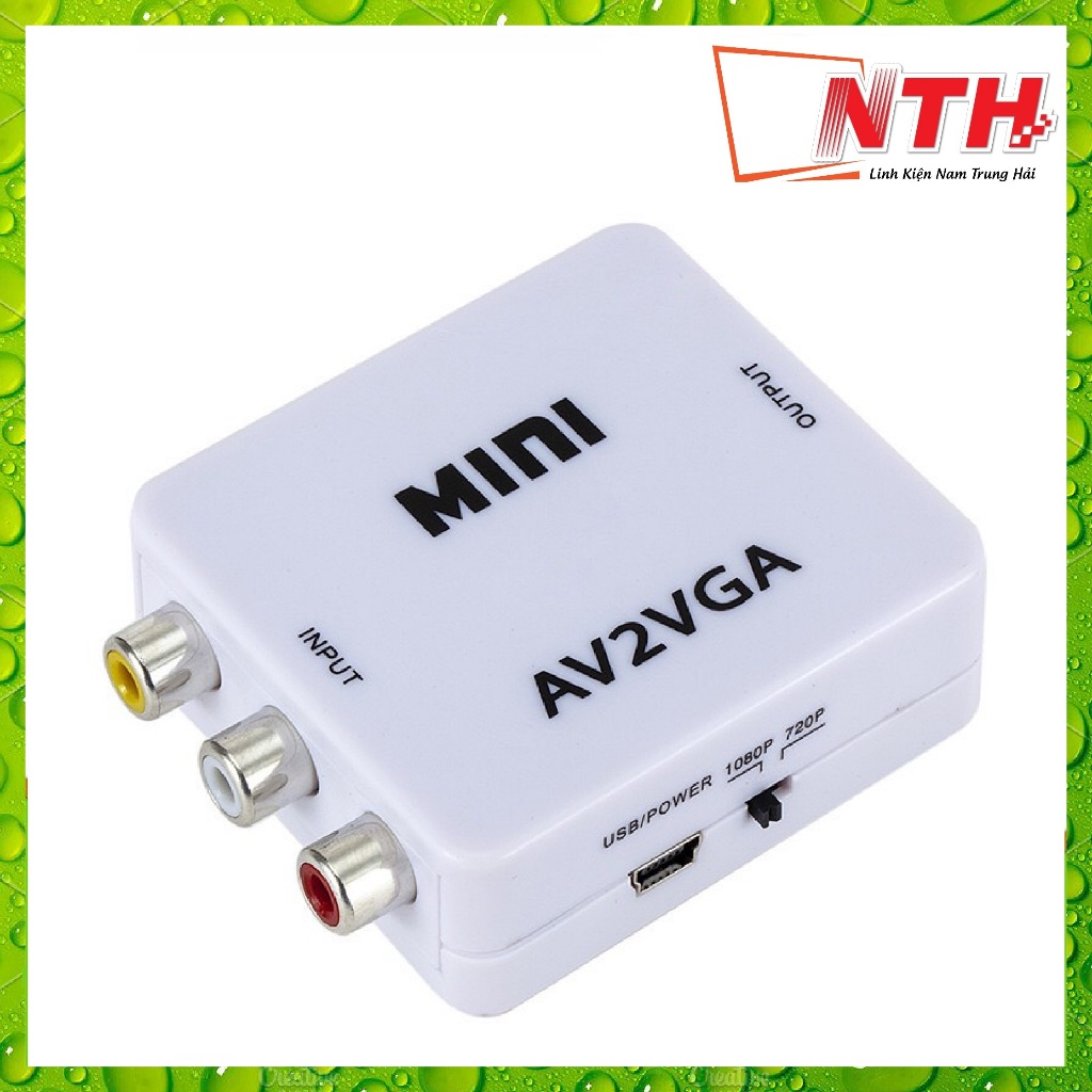 AV to VGA converter, AV to VGA signal converter (SP000284) | Shopee ...