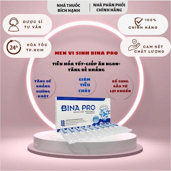 Bina Pro Probiotics Supports Strengthening Intestinal Microflora, Helps ...
