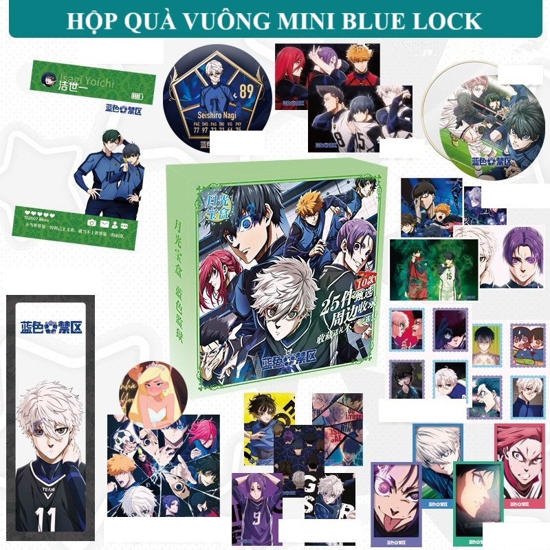 Available/new 2025 MINI Blue Lock square gift box / Manhua Manhwa anime ...