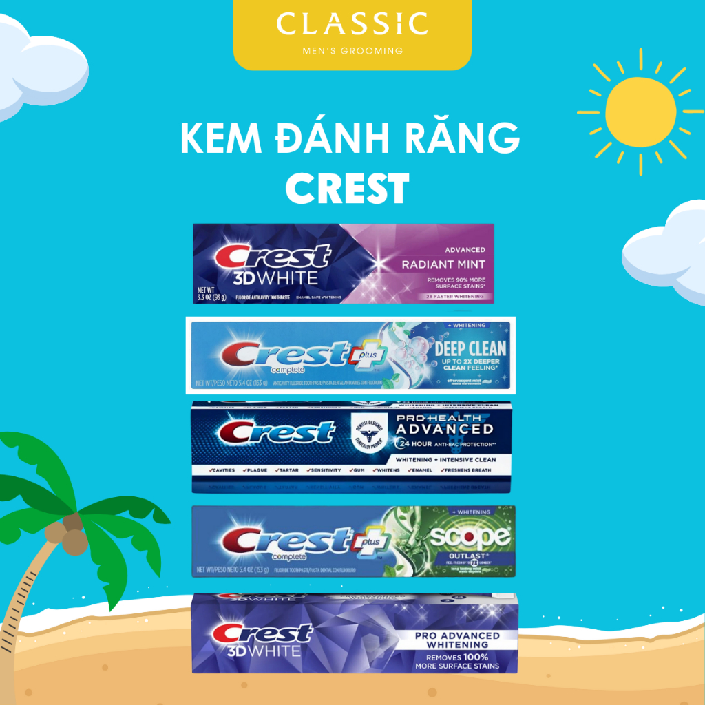 Crest 3D White Advanced Triple Whitening Toothpaste - Imported from the ...