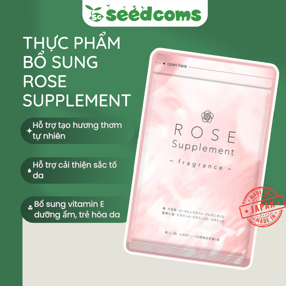 Seedcoms dietary Supplement Rose Supplement (30 tablets) | Shopee Malaysia
