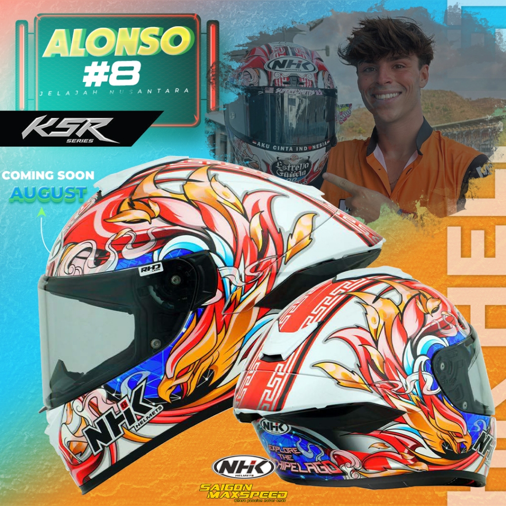 NHK Helmet K5R Fullface Helmet 2 Glasses (Genuine) | Shopee Malaysia