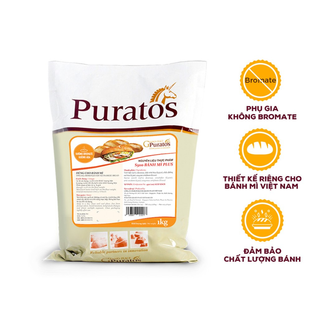 Additive S500 bread Plus Puratos 1kg | Shopee Malaysia