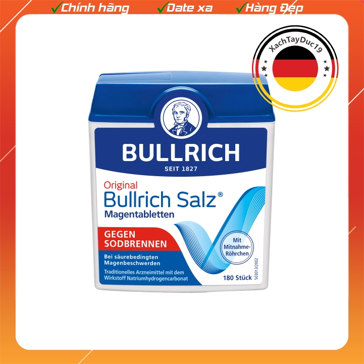 Bullrich Salz - German gastric reflux pills to reduce heartburn and ...
