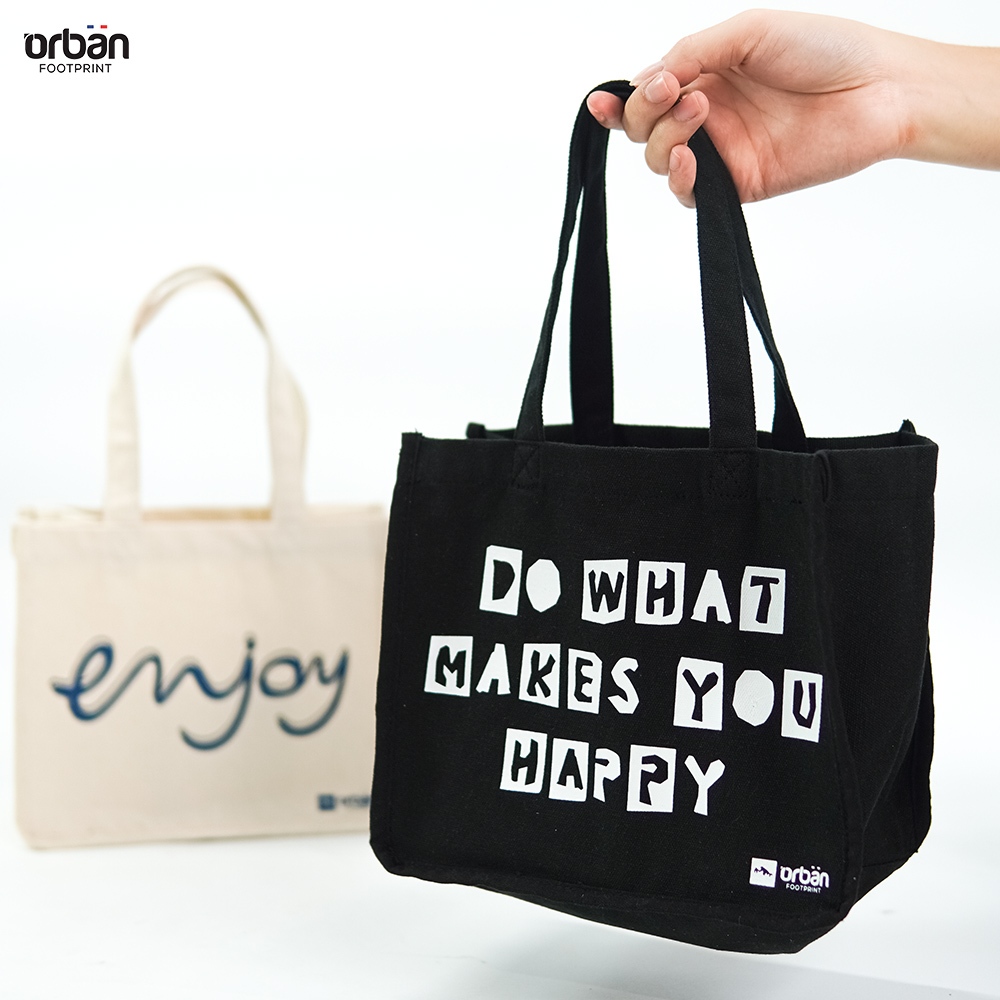 (Gift)Urban Canvas Tote Bag for Women (T2401 - Random Color) | Shopee ...