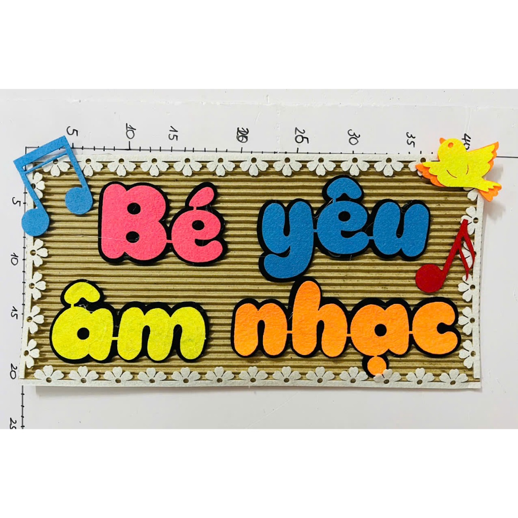 Music Corner nameplate - Preschool corner decorative nameplate made of ...