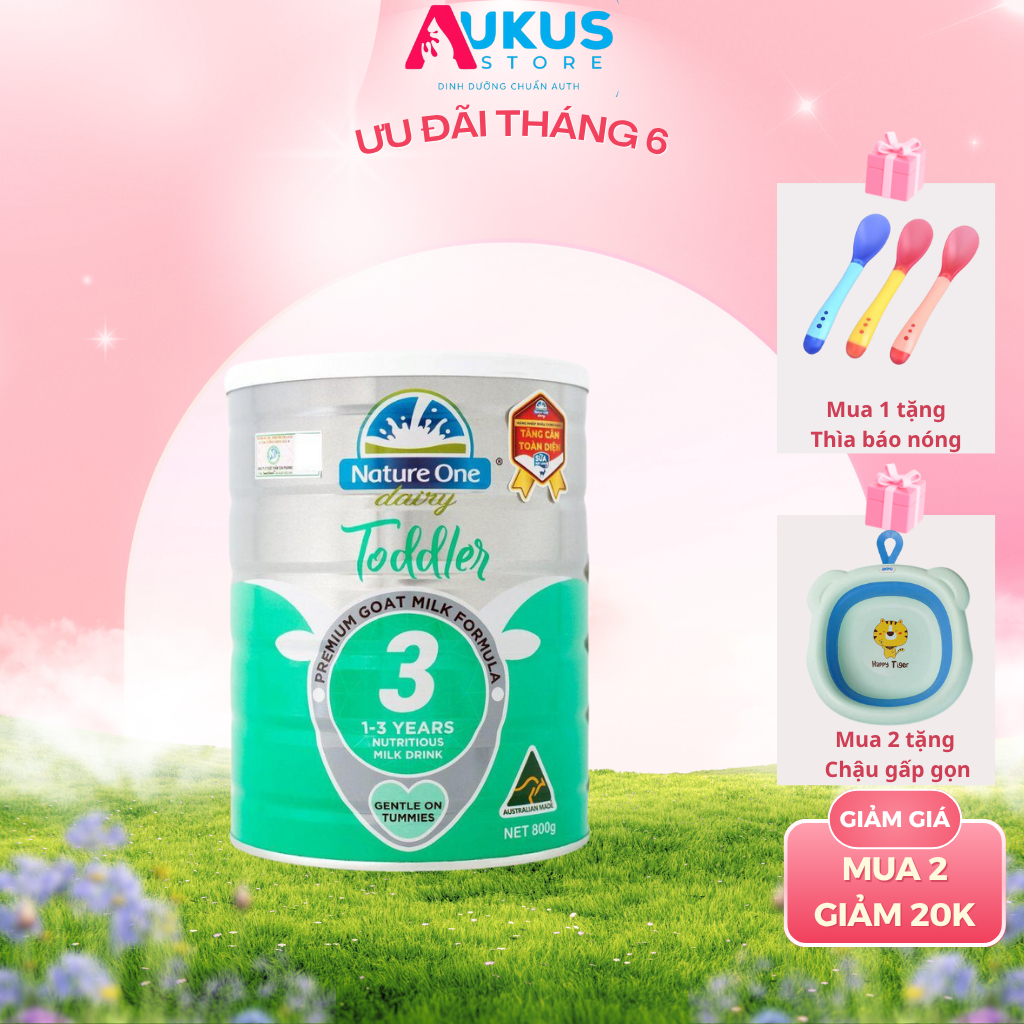 Nature One Dairy Goat HMM 3 Goat Milk - 800g Box | Shopee Malaysia