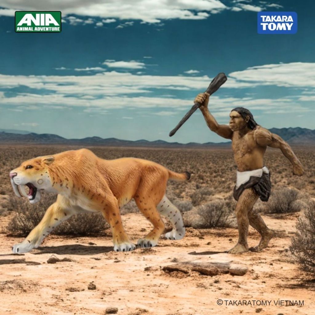 Prehistoric Animal Model ANIA AL-10 Saber Tiger 836582 Fullbox Genuine ...