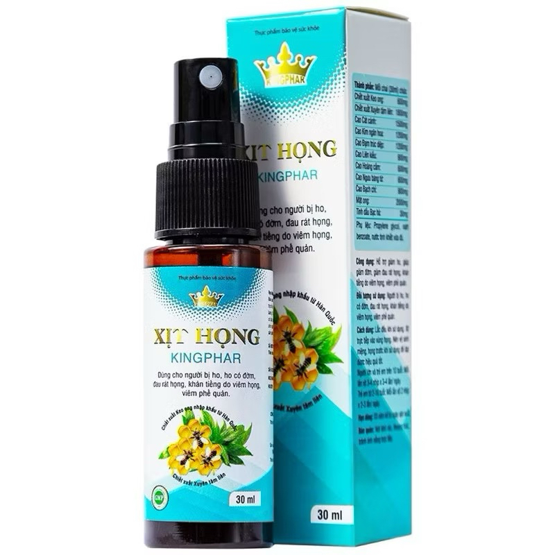 Kingphar throat spray relieves cough, relieves sore throat | Shopee ...