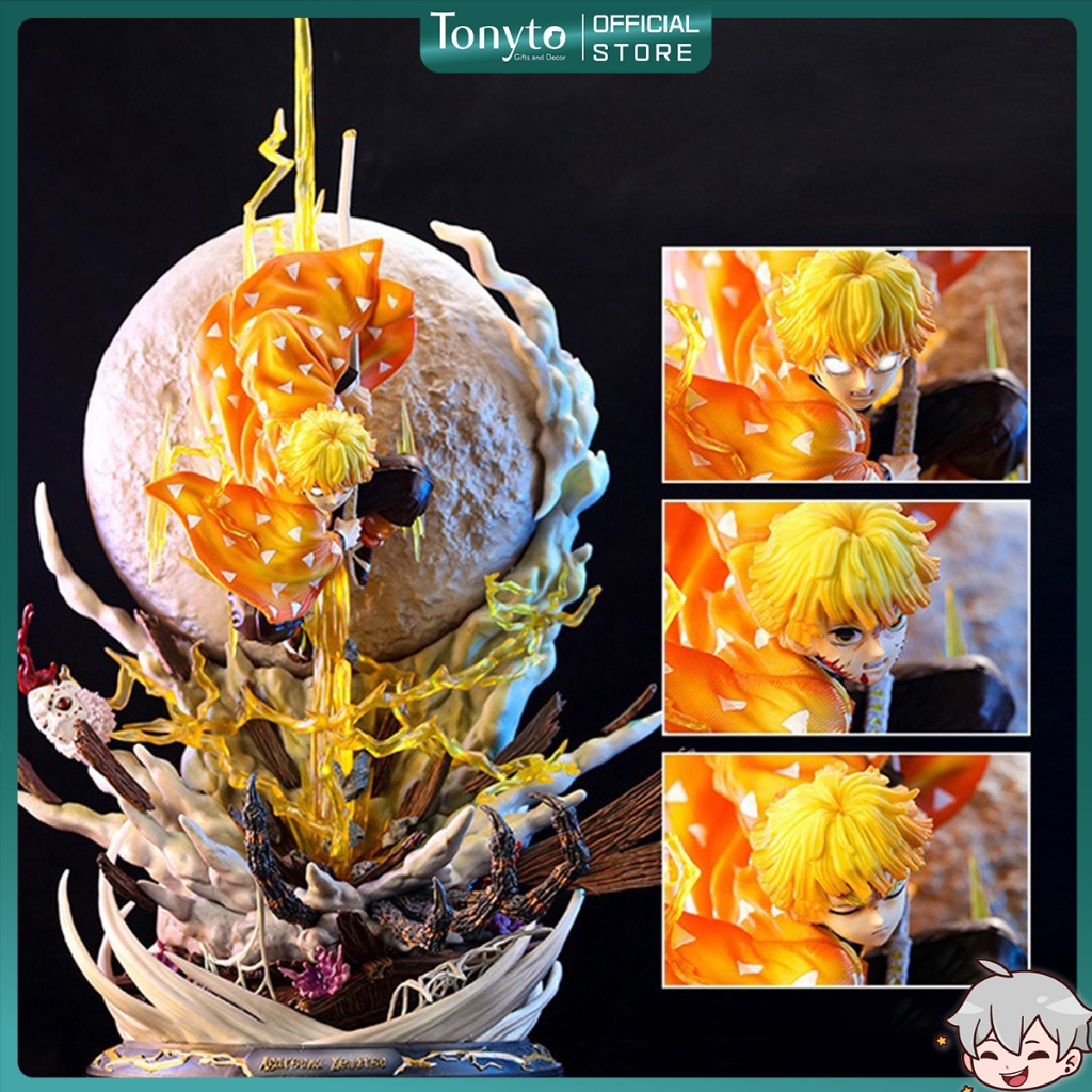 Demon Slayer Zenitsu Model 51cm Fighting State With Led | Shopee Malaysia