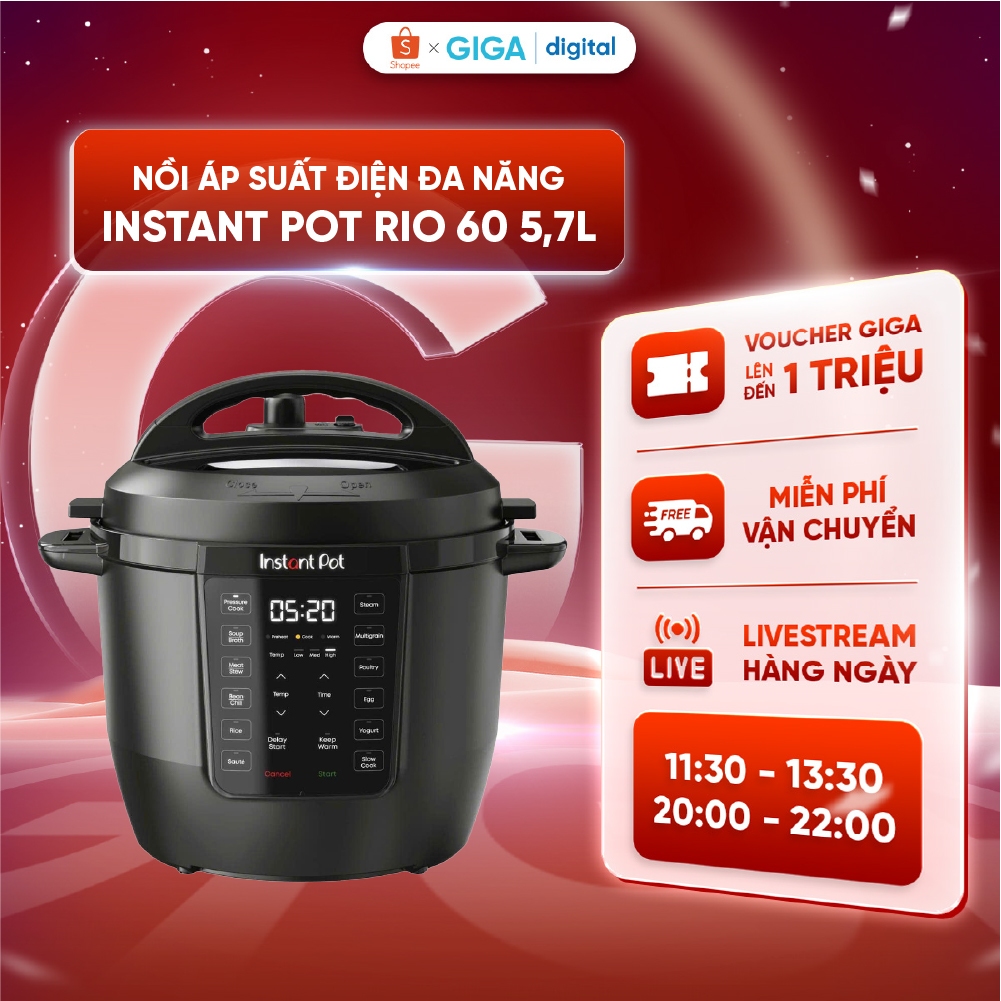 Instant Pot RIO 60 5,7L multi-function electric pressure cooker ...