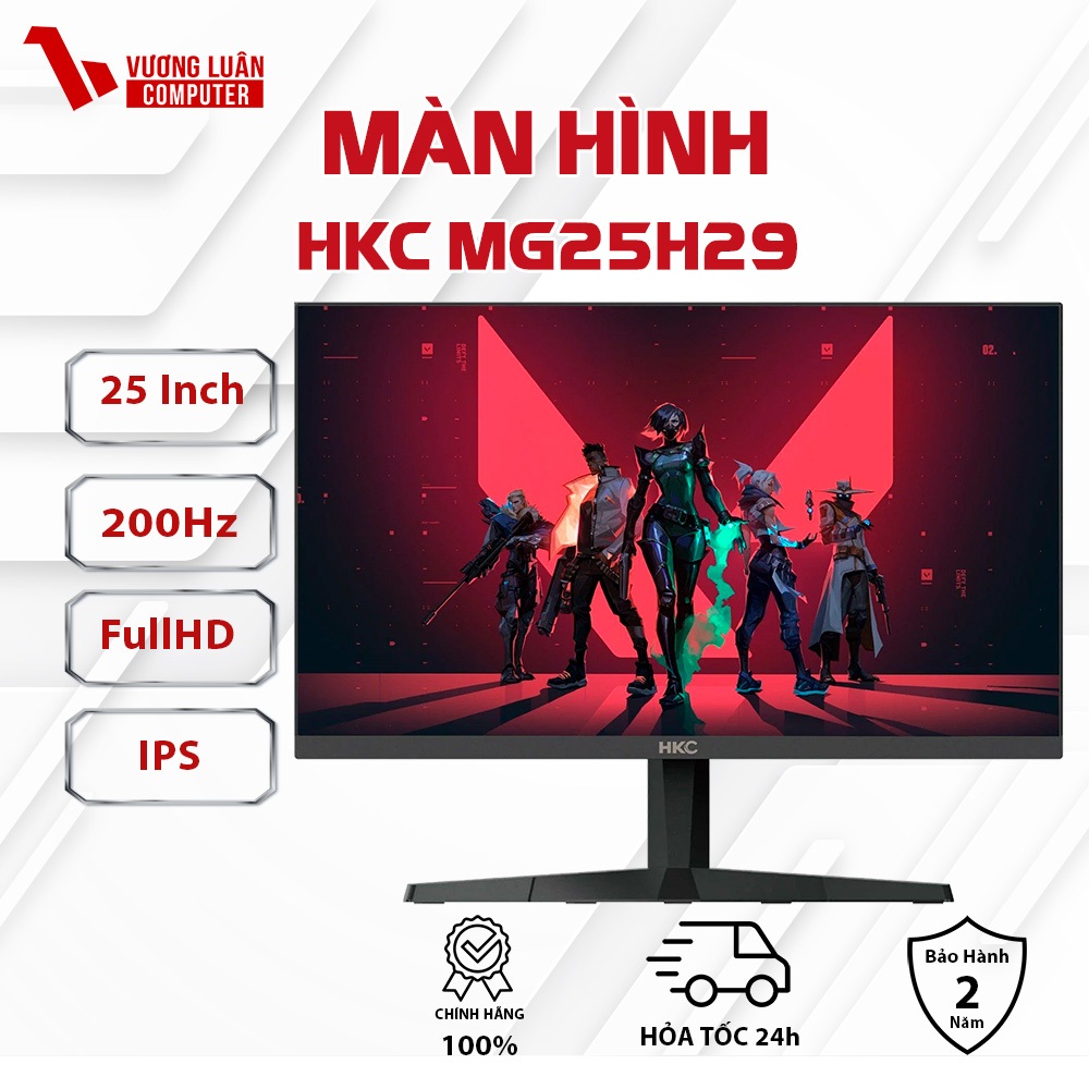 HKC MG25H29 200Hz Genuine FULLVAT Rapid IPS /1Ms /HDR10 Gaming Monitor ...