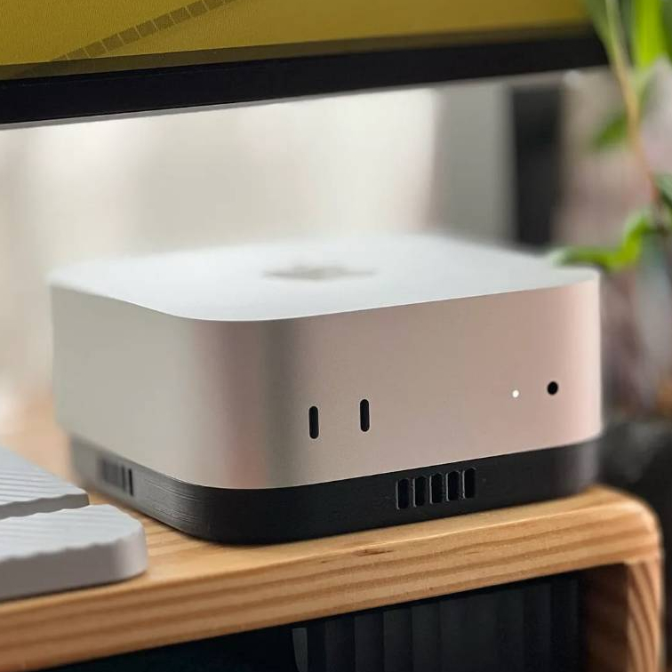 Mac Mini M4 stand - can install power button handle, heat dissipation ...