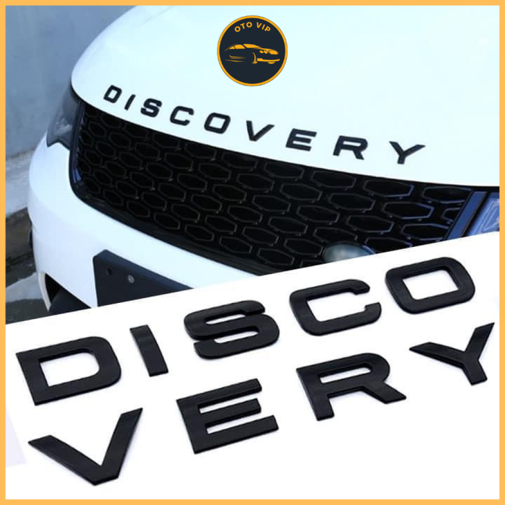Discovery 3D embossed lettering for car hood - letter stickers to ...